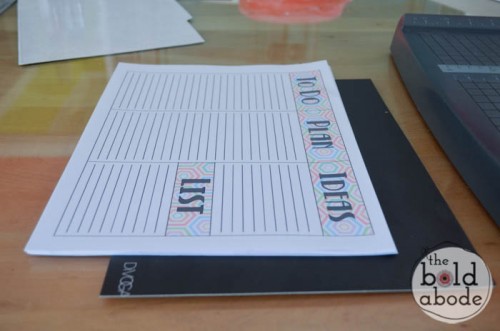 How to Make a DIY Notepad {and free planner page printable..cuz we ...