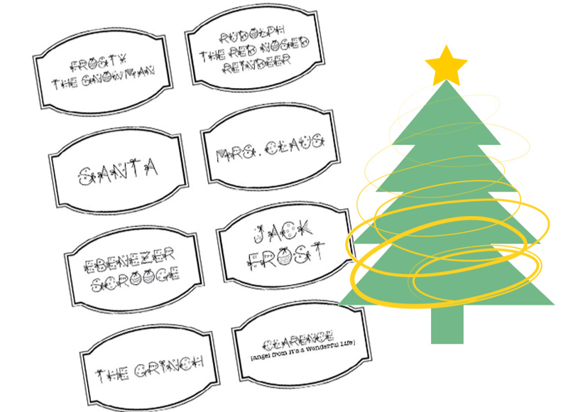 Printable Christmas Game: Who Am I?