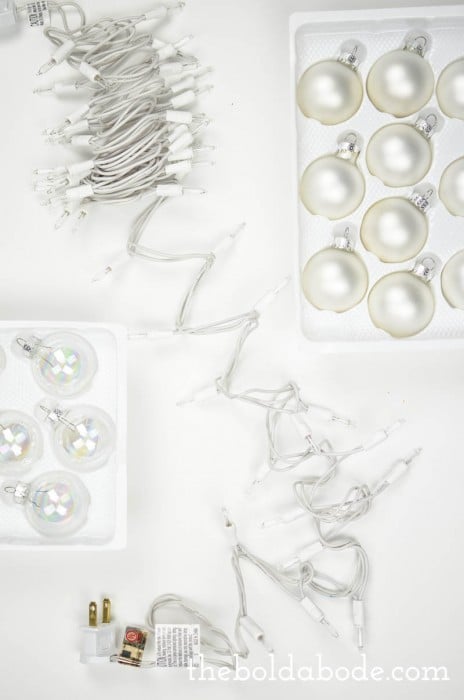 DIY Ornament String Lights