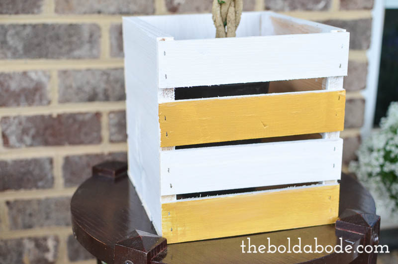 diy flower pot crate-19 - The Bold Abode