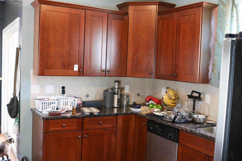 clean kitchen counters - The Bold Abode