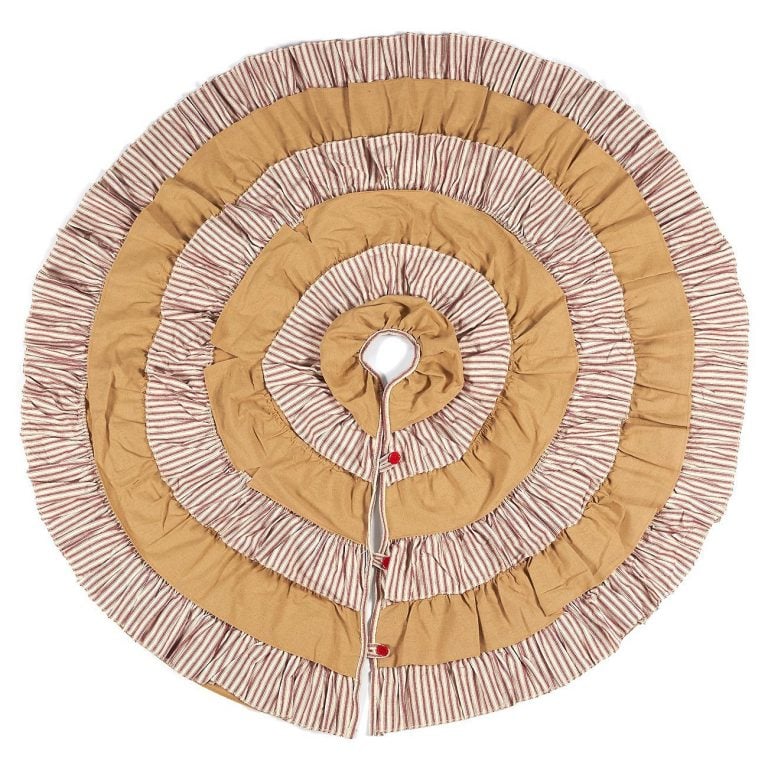 10 Super Cute Mini Tree Skirts and how to decorate with them!