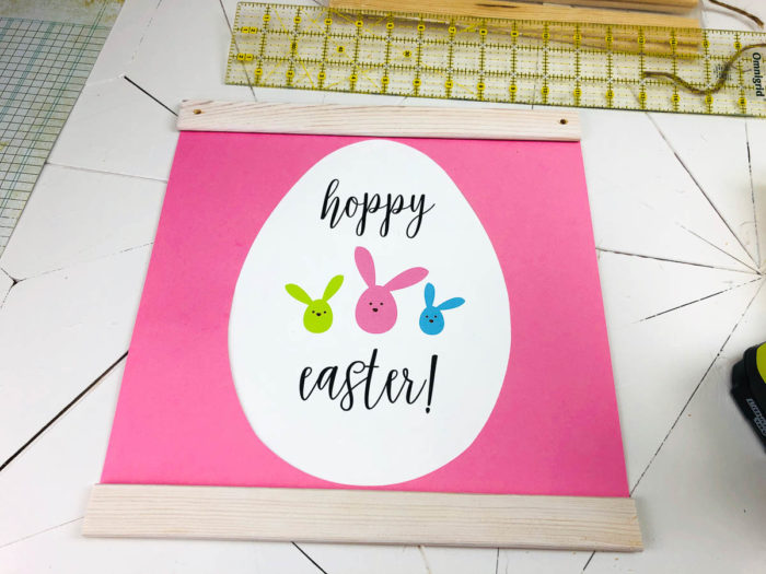 Hoppy Easter Bunny Printable for free | The Bold Abode