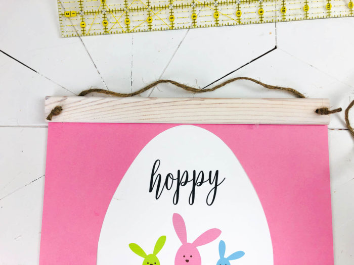 Hoppy Easter Bunny Printable for free | The Bold Abode