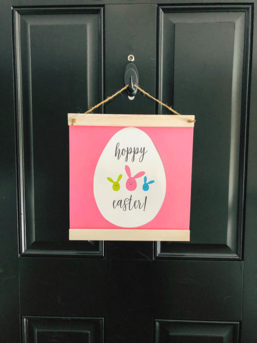 Hoppy Easter Bunny Printable for free | The Bold Abode