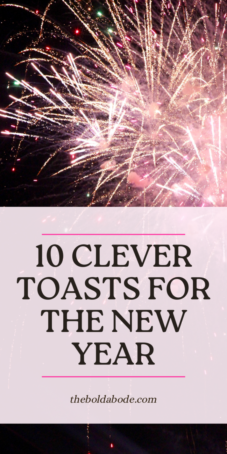 Toasts for New Years Eve - The Bold Abode
