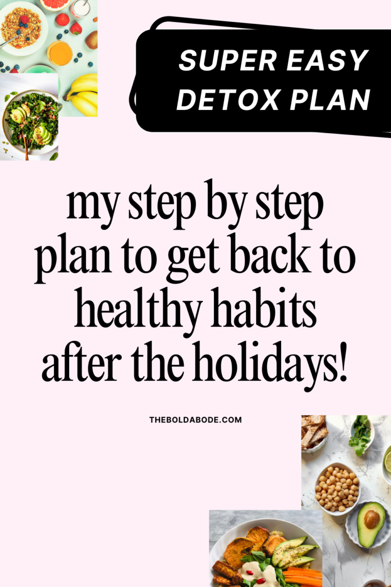 How to Get Back on Track: My Personal Holiday Detox Regimen