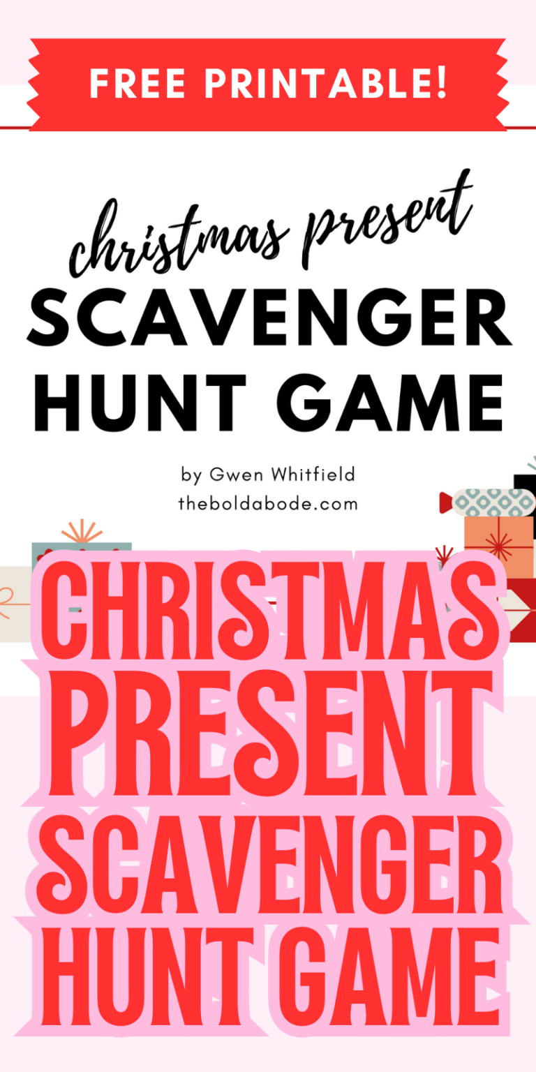 Christmas Scavenger Hunt for Presents Game!