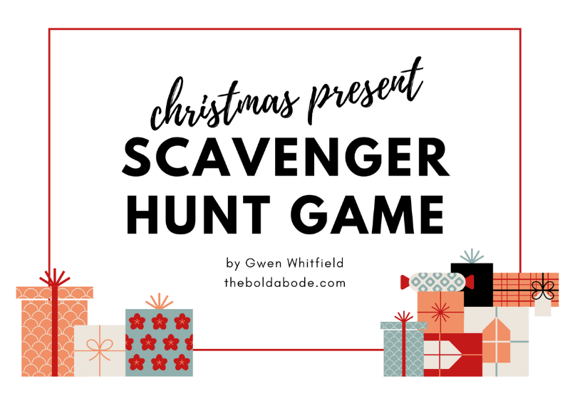 Christmas Scavenger Hunt for Presents Game!