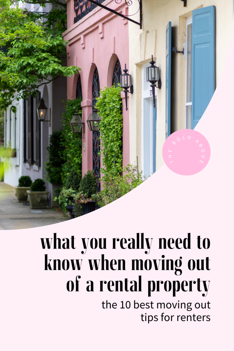 Moving Out Tips for Renters