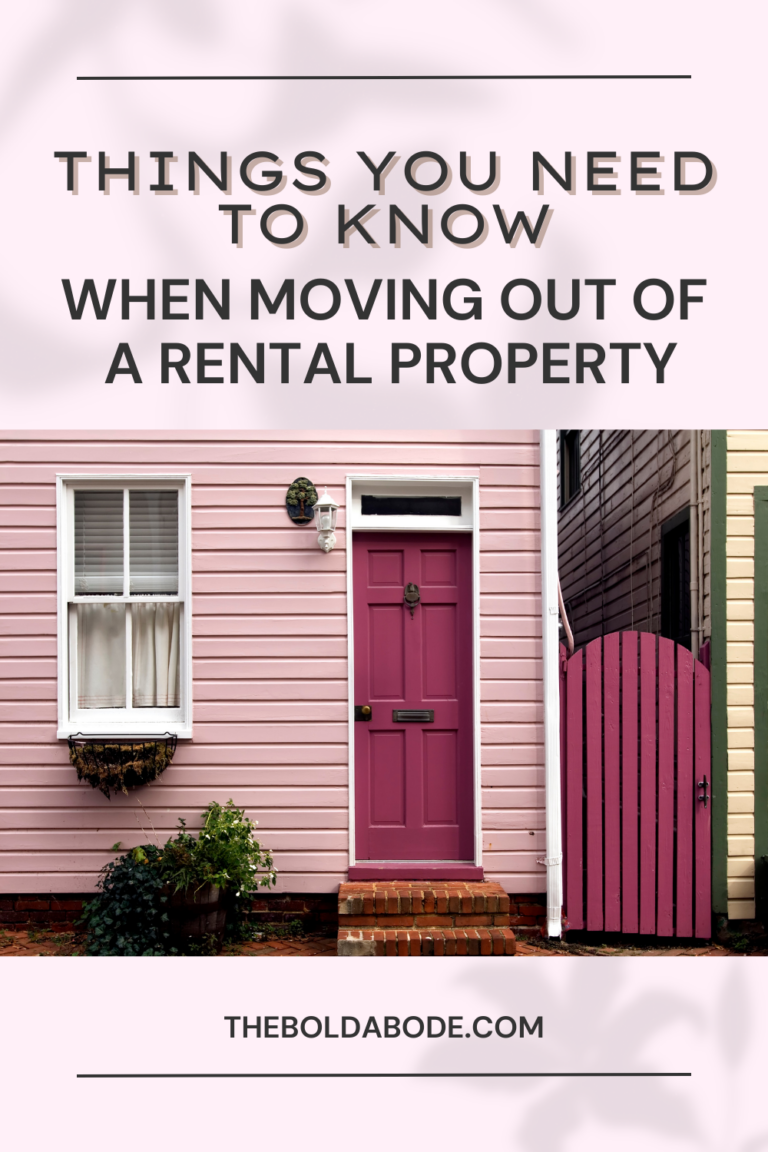Moving Out Tips for Renters