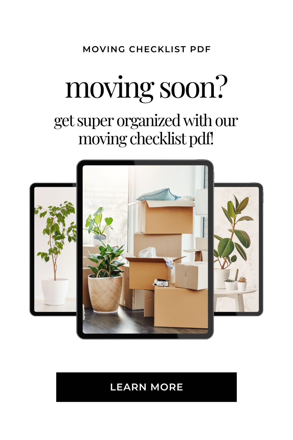 Moving Checklist Pdf - The Bold Abode